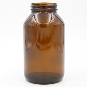Amber Glass Wide Mouth Packers Bottles | Silver Spur Corporation